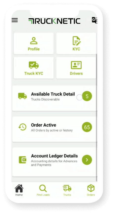 Trucknetic Partner App - Trucknetic